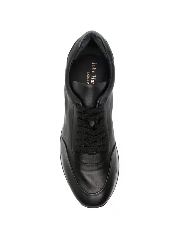 JOHN HARRISON Leather Panelled Lace-up Sneakers
