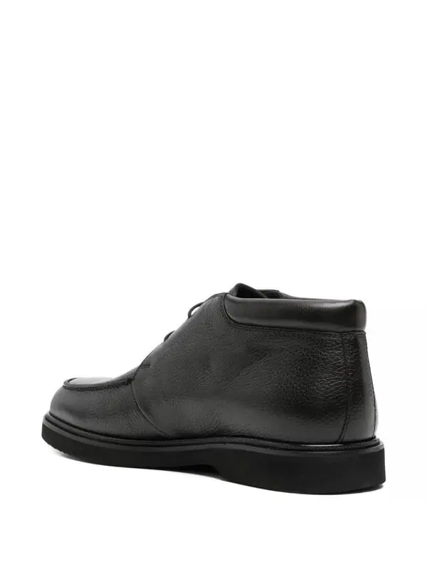JOHN HARRISON Pebbled-effect Derby Shoes