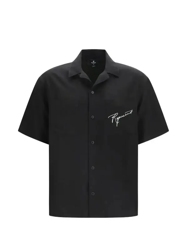 REPRESENT Love And Kisses Short-sleeve Shirt - Black