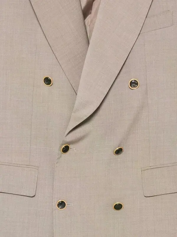 MARSEM Double-breasted Peak-lapels Blazer