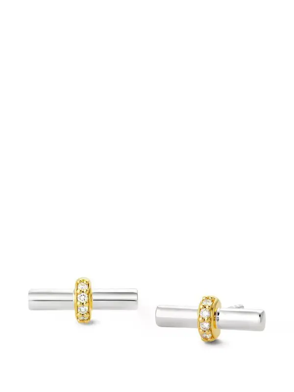 DINNY HALL My World T-bar Stud Earrings - Silver