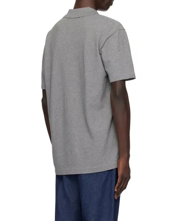 Maison Kitsuné Bold Fox Head Patch Polo Shirt