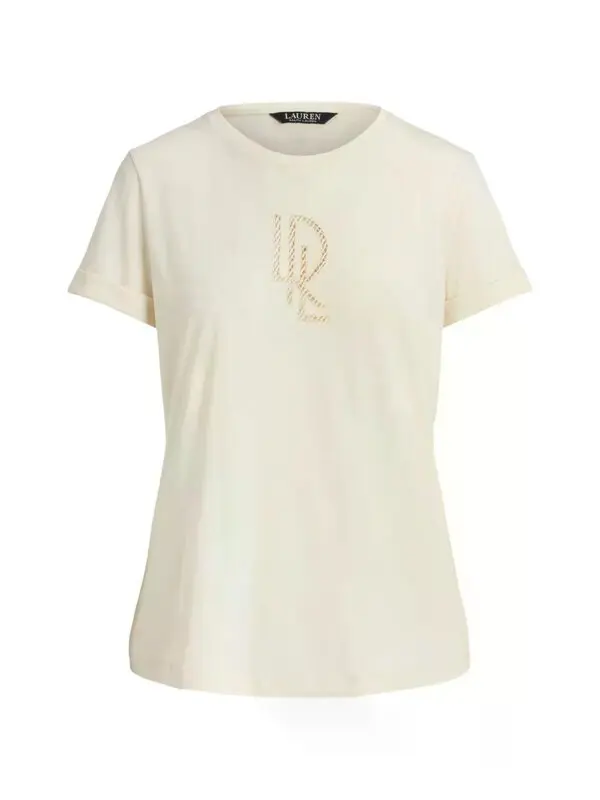Ralph Lauren Logo Embellished T-shirt