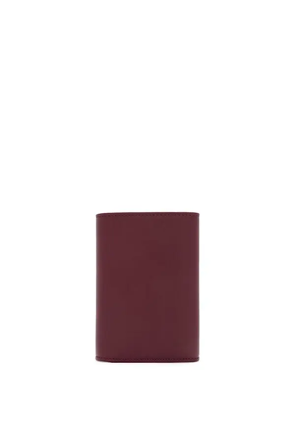 Loewe Pebble Small Vertical Wallet In Shiny Nappa Calfskin