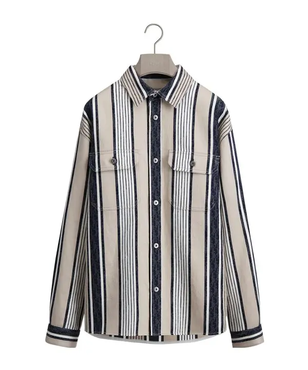 Dior Dioriviera Oblique Sun Stripes Overshirt