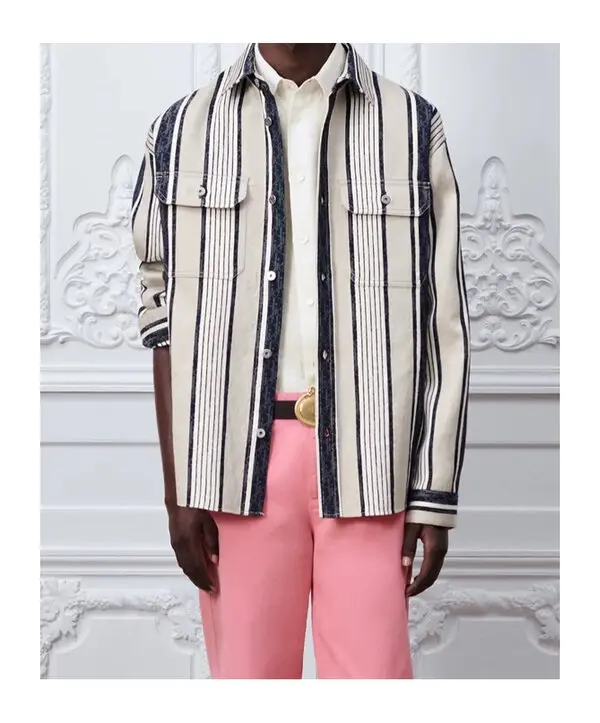 Dior Dioriviera Oblique Sun Stripes Overshirt