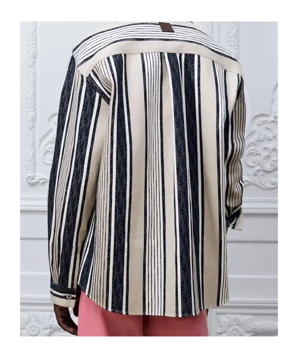 Dior Dioriviera Oblique Sun Stripes Overshirt