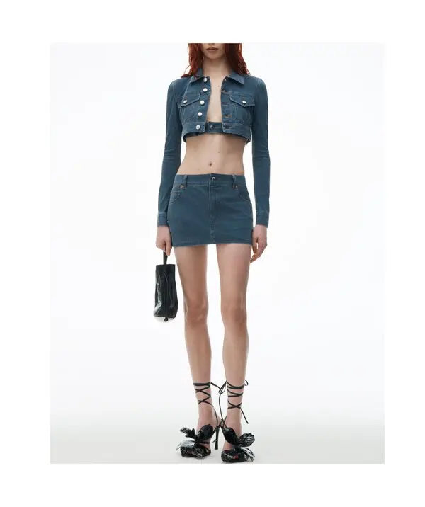 Alexander Wang Denim Mini Skirt