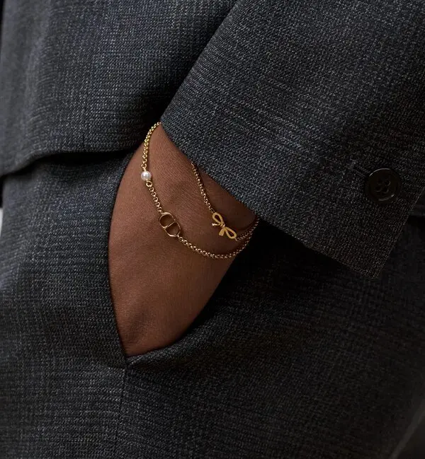 Dior Cd Charm Chain Bracelet