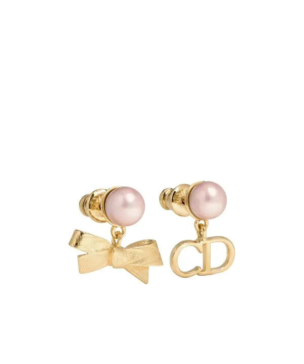 Dior Cd Bow Earrings