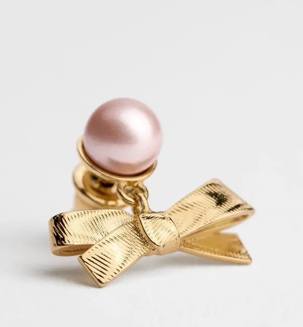 Dior Cd Bow Earrings