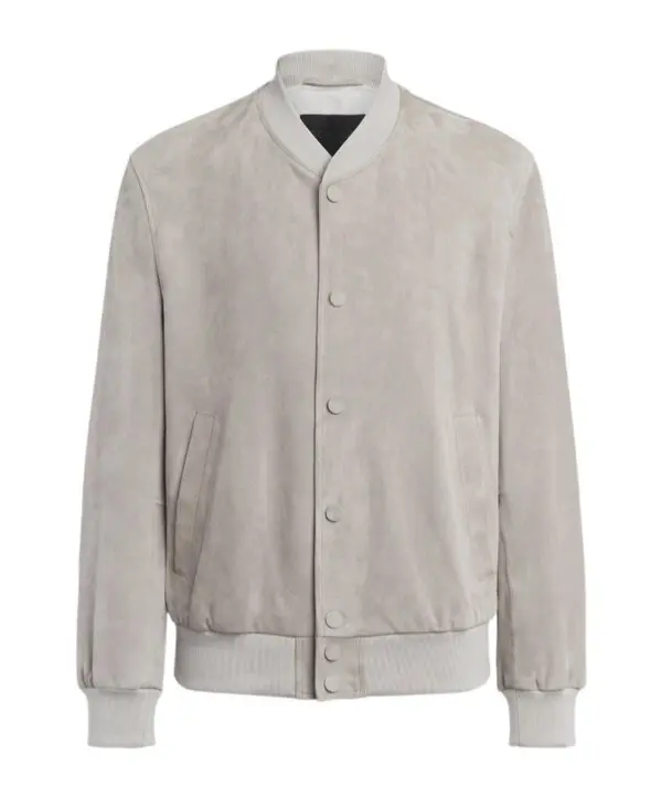 DONDUP Regular-fit Suede Bomber Jacket