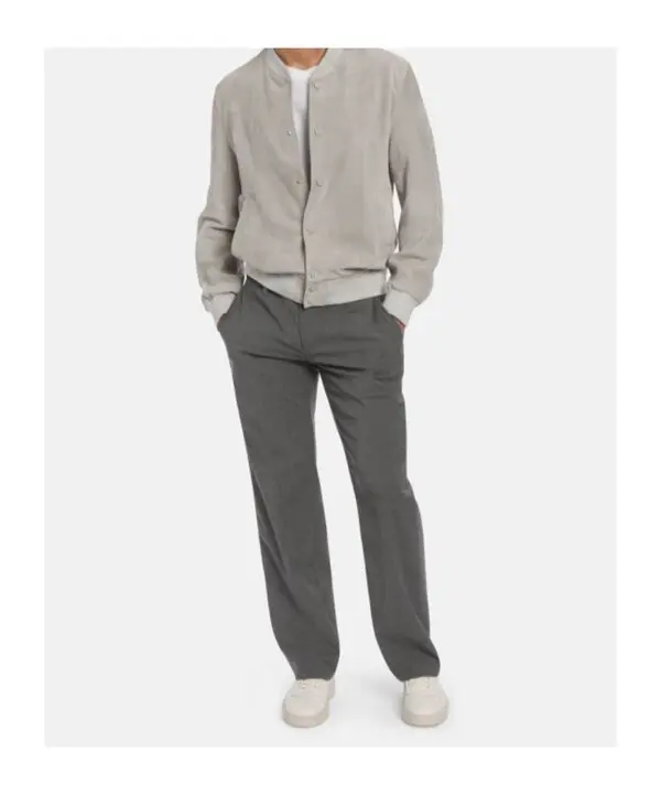 DONDUP Regular-fit Suede Bomber Jacket