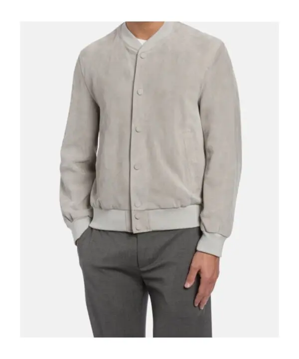 DONDUP Regular-fit Suede Bomber Jacket