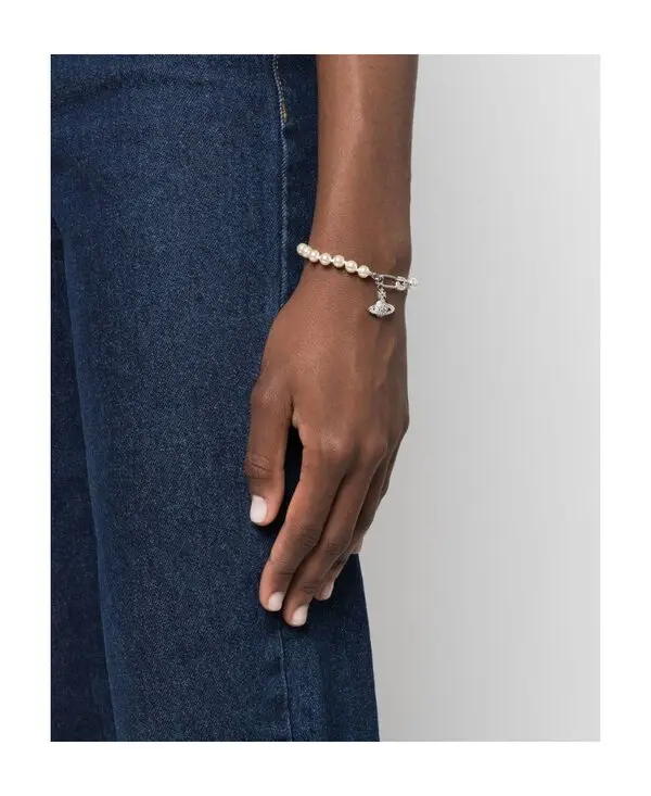 VIVIENNE WESTWOOD Orb Detail Bead Bracelet