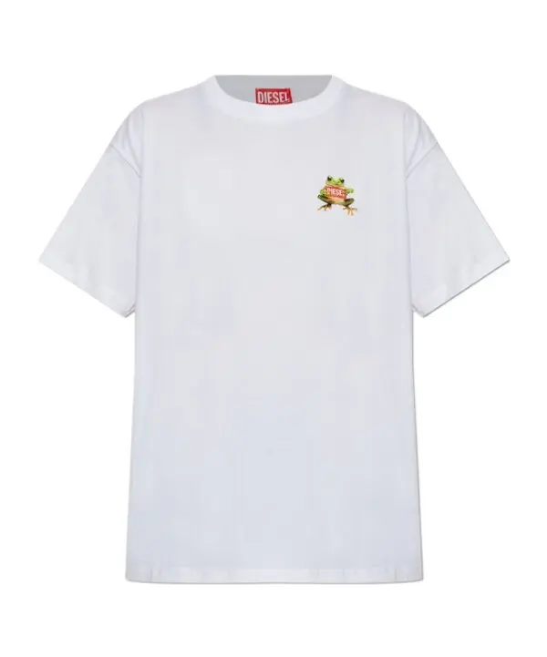 DIESEL® Frog Print T-shirt - White