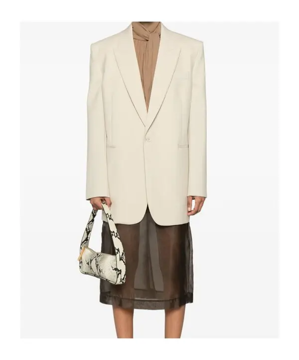 Saint Laurent Single-breasted Long-sleeved Jacket