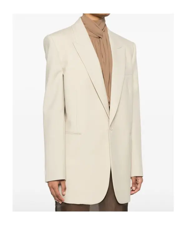Saint Laurent Single-breasted Long-sleeved Jacket