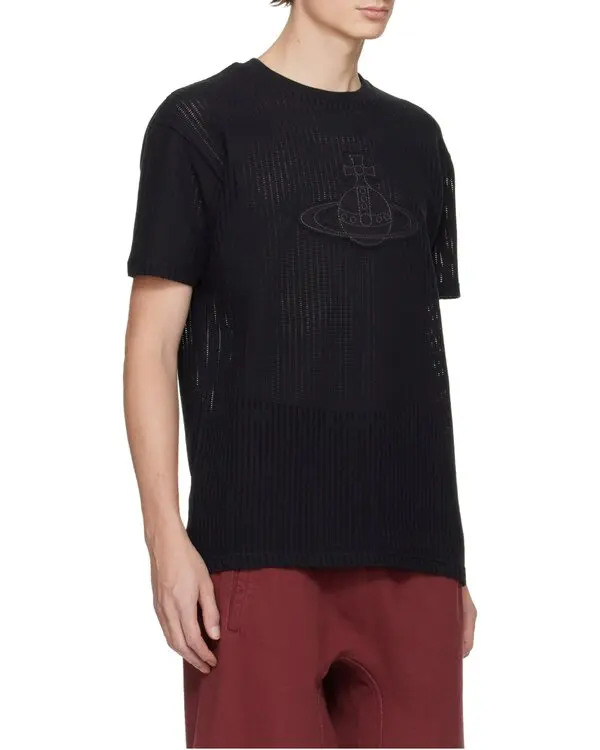 VIVIENNE WESTWOOD Orb-embellished Ribbed T-shirt