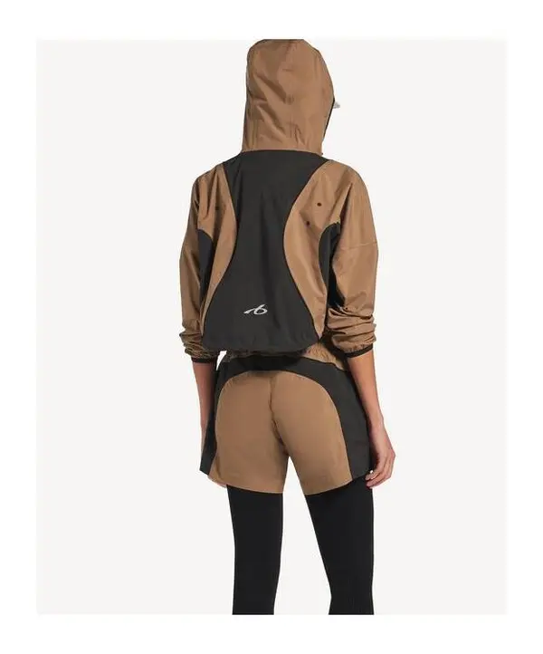 Balenciaga Techwear Cropped Jacket With Graphic Print