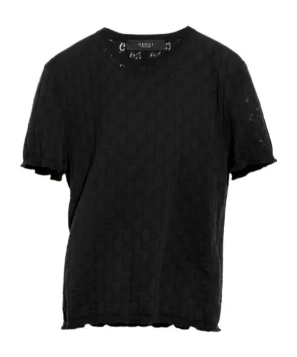 Gucci Allover Gg Knit T-shirt