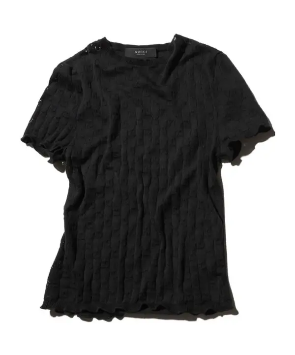 Gucci Allover Gg Knit T-shirt
