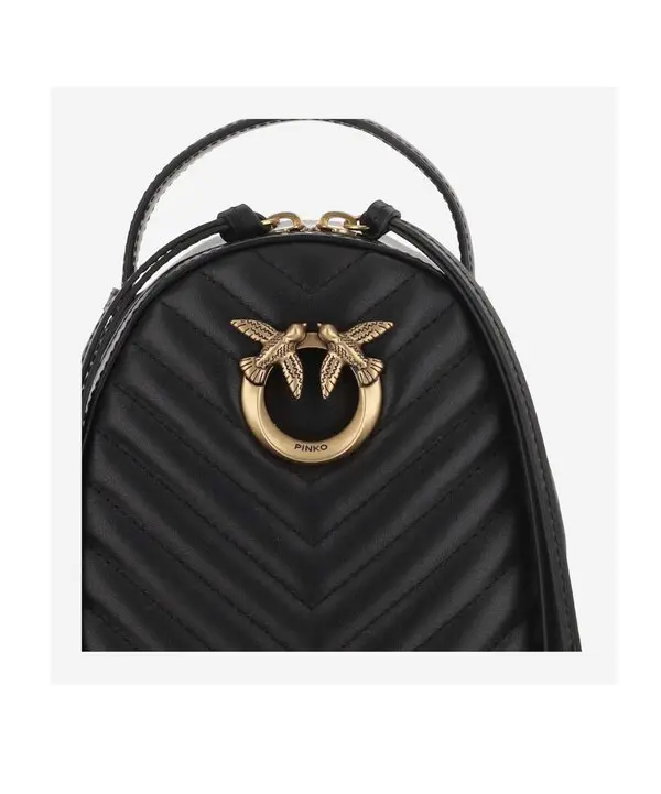 Pinko Love Click Logo Plaque Backpack