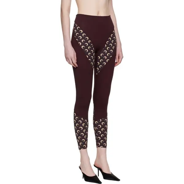MARINE SERRE Moon Pattern Leggings