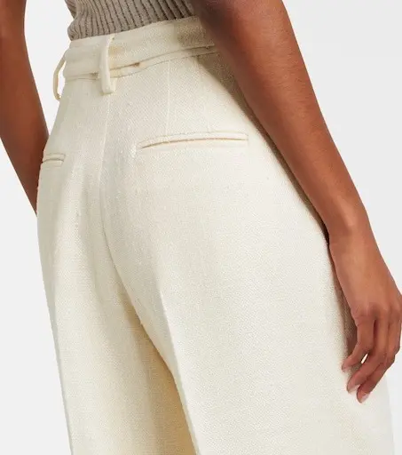 Gabriela Hearst Silk And Wool Wide-leg Pants