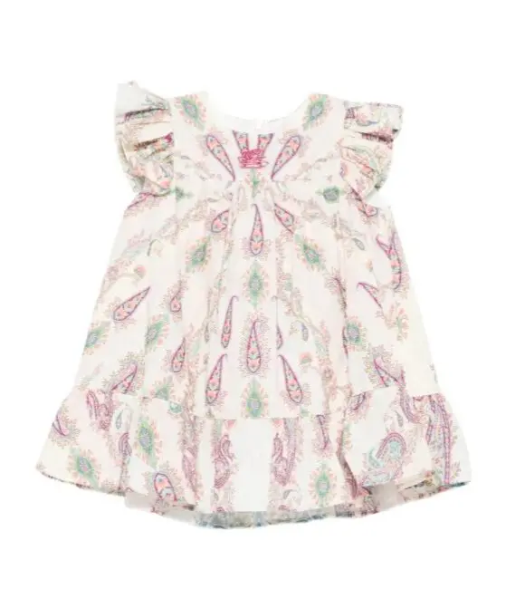 Etro Ruffled Paisley Dress