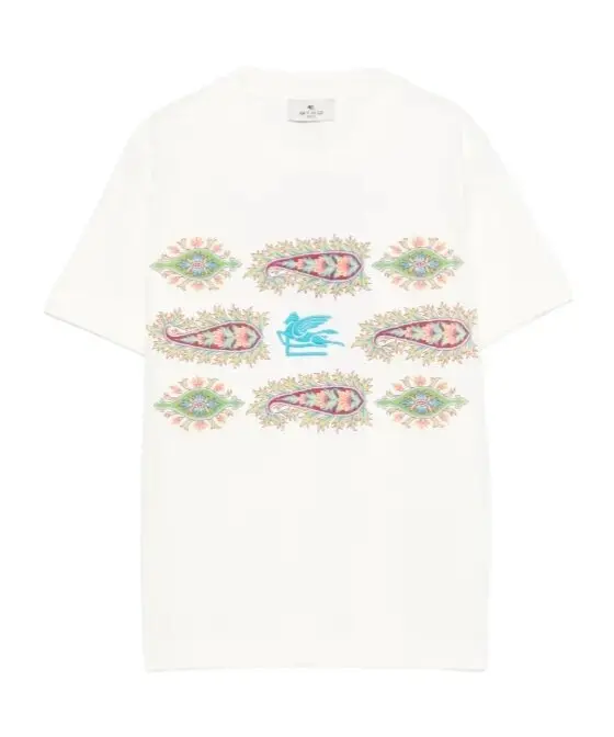 Etro Embroidered T-shirt - White