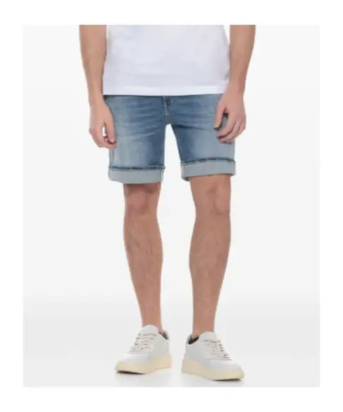 DONDUP Cuffed Denim Shorts