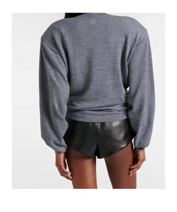 Magda Butrym Knotted Wool Sweater
