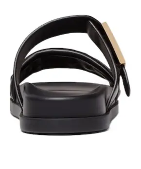 Fendi Ff Embossed Double Band Sandals
