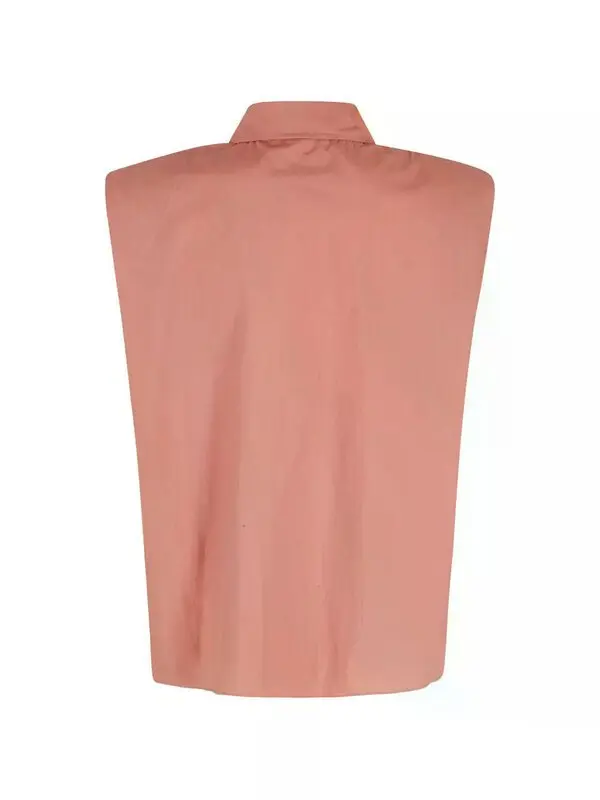 Essentiel Antwerp Sleeveless Shirt With Padded Shoulders