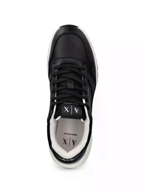 Armani Exchange Perforated Panel Sneakers