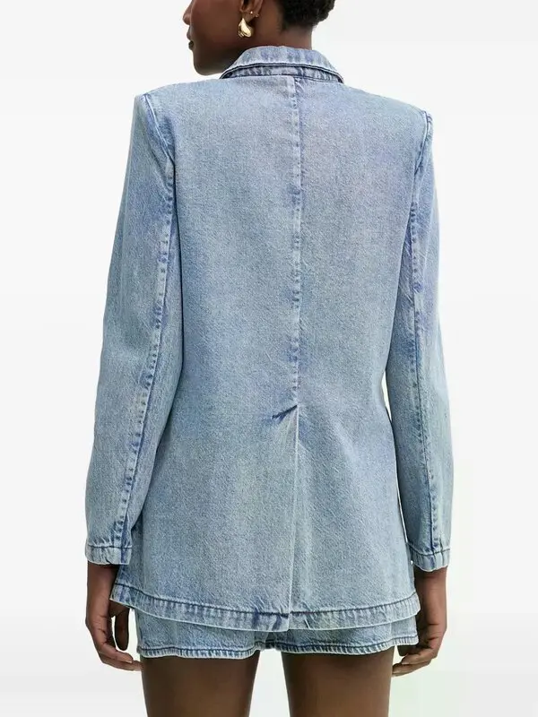 Armani Exchange Single-breasted Denim Blazer