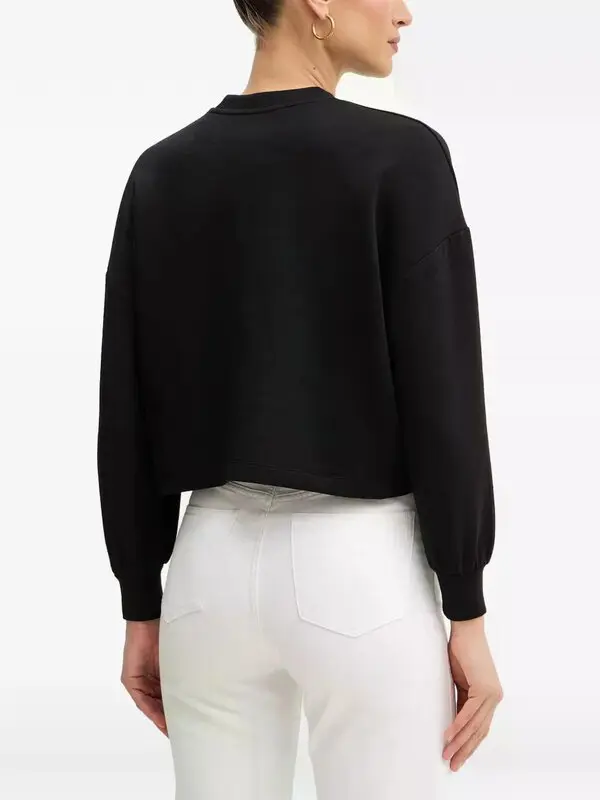 Armani Exchange Rhinestone Logo Sweatshirt
