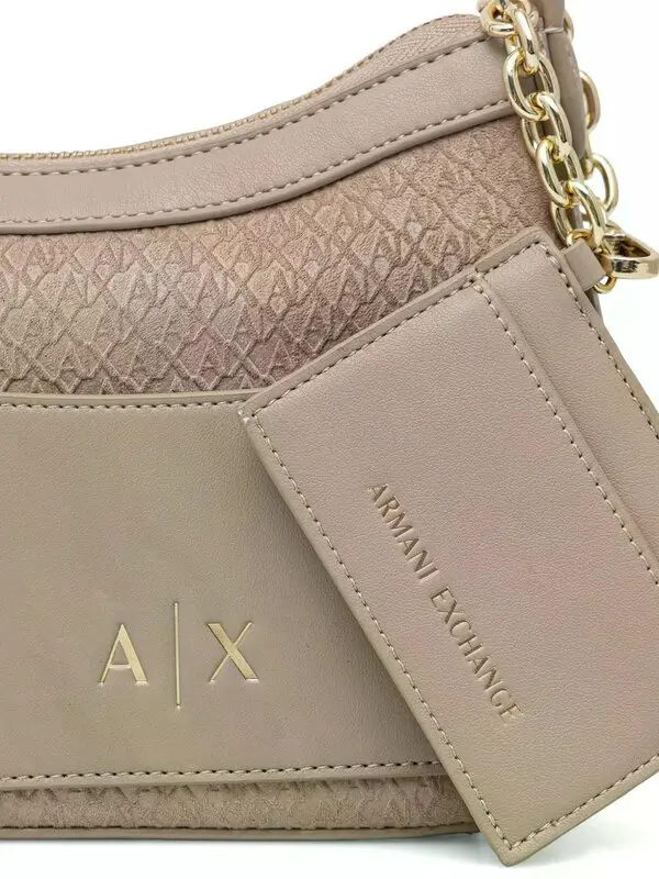 Armani Exchange Logo-embossed Shoulder Bag