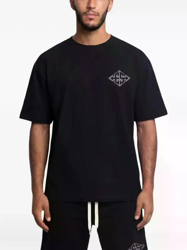 EXIT SOCIETY Logo-print Graphic-print T-shirt