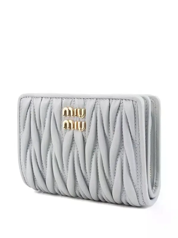 Miu Miu Matelassé Leather Wallet