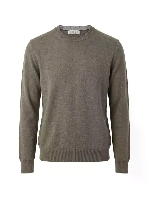 Brunello Cucinelli Cashmere Crew-neck Sweater - Green