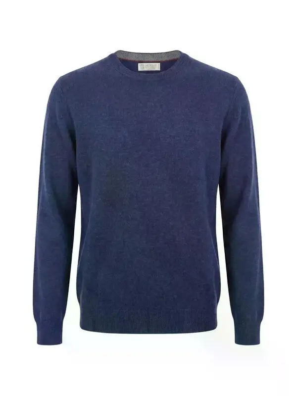 Brunello Cucinelli Cashmere Crew-neck Sweater - Blue