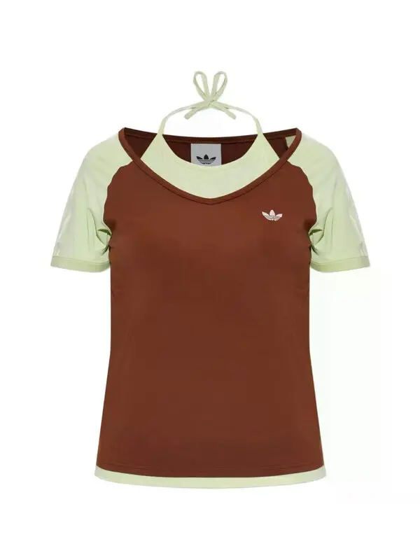 Adidas Layered Effect Halterneck T-shirt