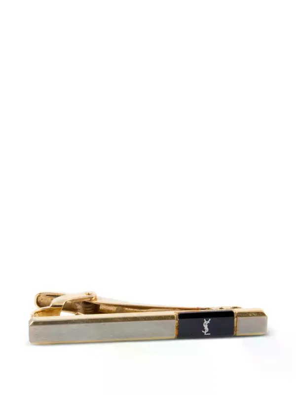 Saint Laurent Cassandre-logo Tie Clip - Gold