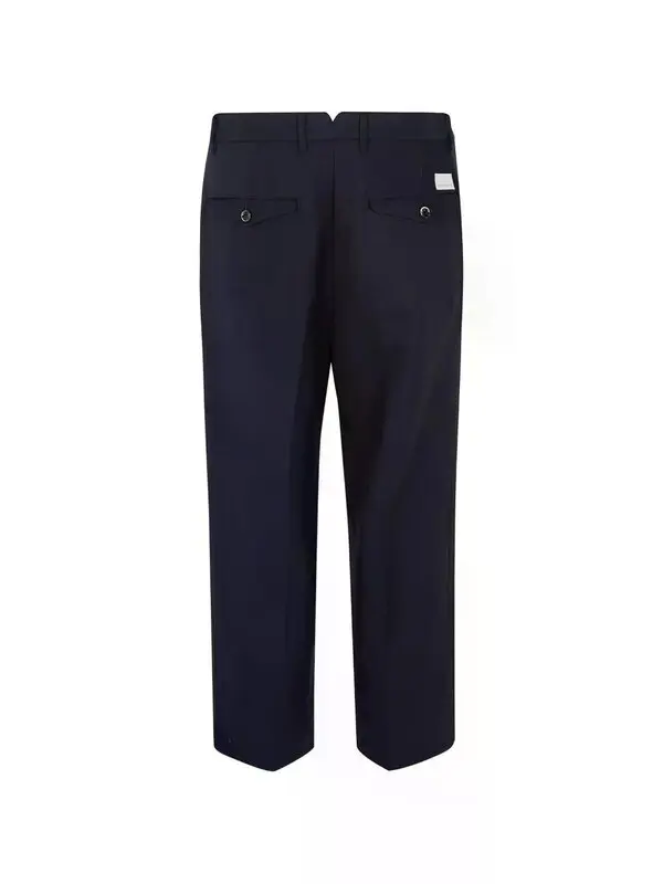 NINE:INTHE:MORNING Wool Tailored Trousers - Blue