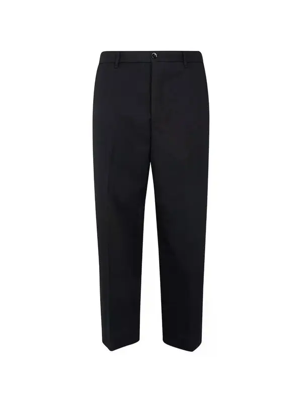 NINE:INTHE:MORNING Wool Tailored Trousers - Black