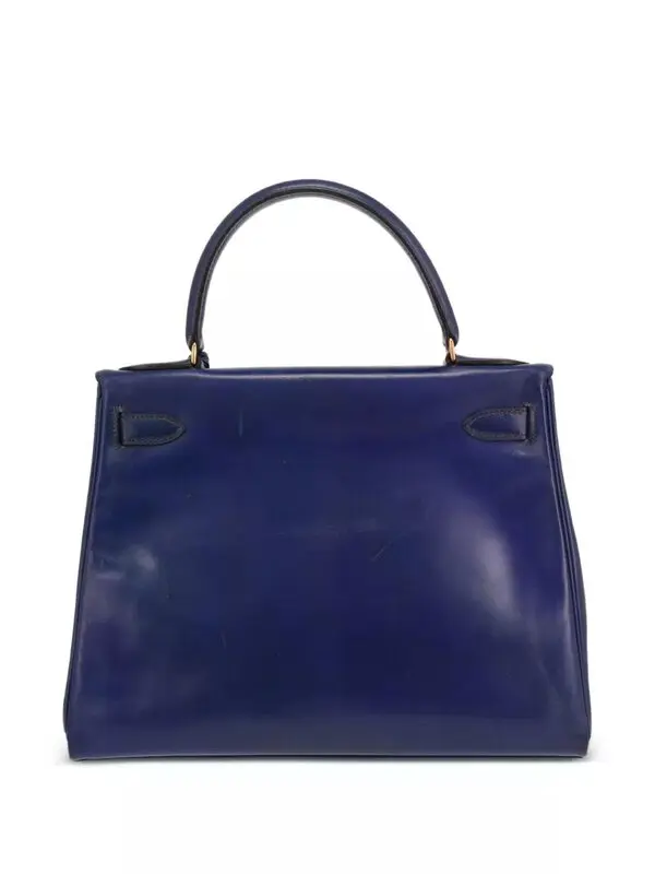 Hermès 1987 28 Kelly Handbag - Blue