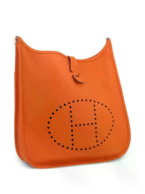 Hermès Evelyne Iii Togo Leather Shoulder Bag - Orange