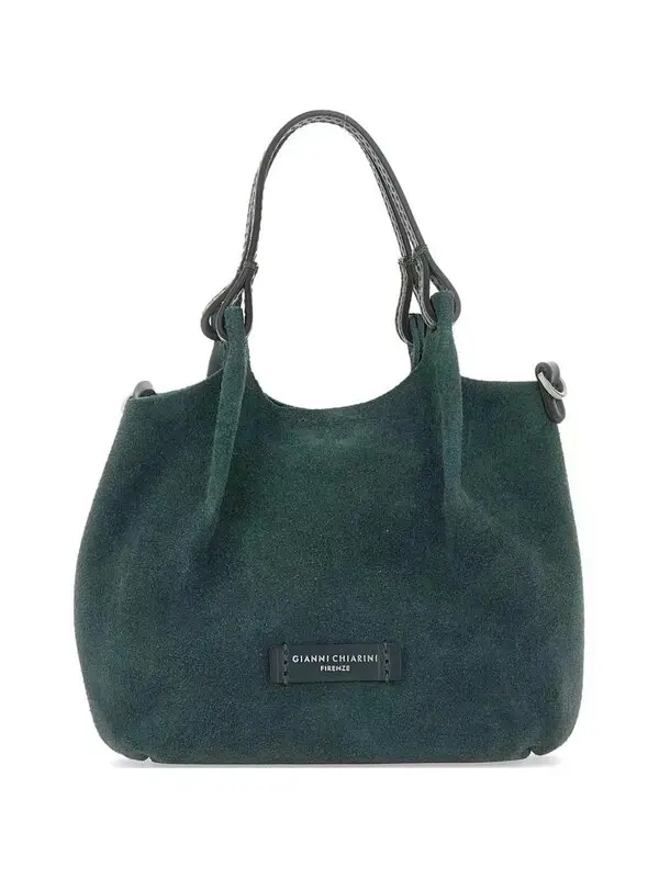 GIANNI CHIARINI Suede Tote Bag - Green